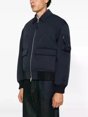 Maison Kitsuné Logo-patch Bomber Jacket