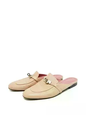 Hermès Oz Buckle Mules - Neutrals
