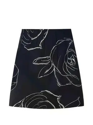 MARNI Aurora Floral-print Skirt