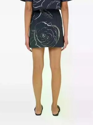 Marni Aurora Floral-print Skirt