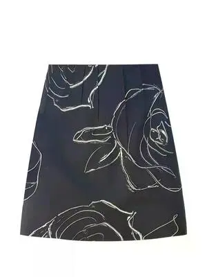 MARNI Aurora Floral-print Skirt