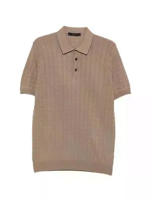 JEORDIE'S Check-pattern Polo Shirt - Neutrals