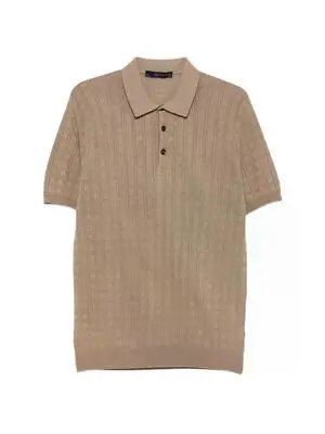 JEORDIE'S Check-pattern Polo Shirt - Neutrals
