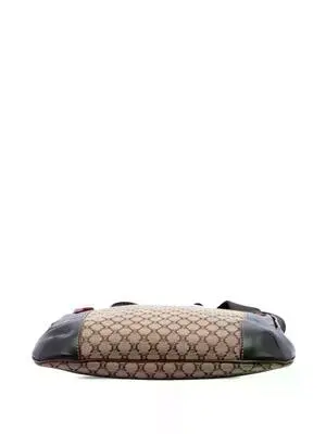 Celine 2007 Macadam Canvas Messenger Bag Crossbody Bag