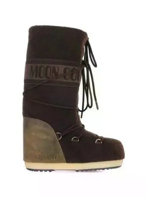 Moon Boot Icon Nubuck Dark Felt Boots