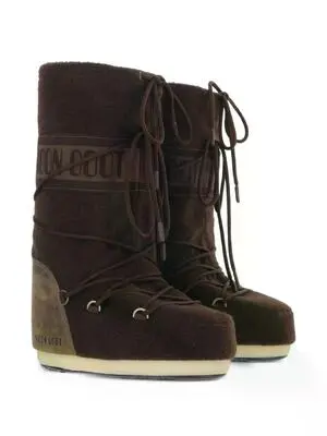 Moon Boot Icon Nubuck Dark Felt Boots