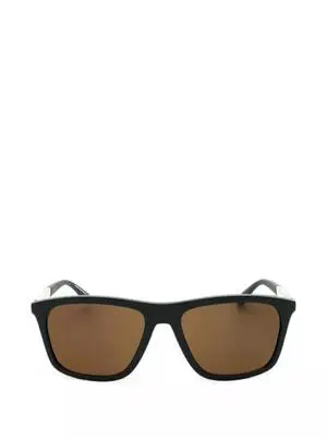 Emporio Armani Rectangle-frame Sunglasses - Grey