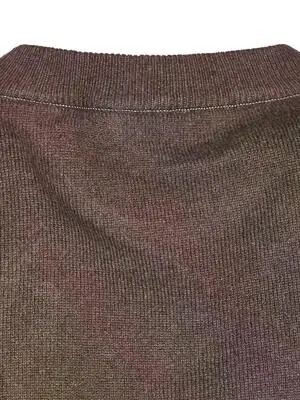 Brunello Cucinelli Monili-chain Cashmere Sweater - Brown
