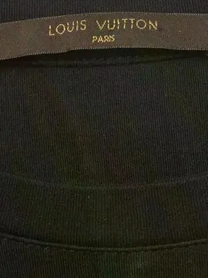 LOUIS VUITTON Damier-print Pocket T-shirt