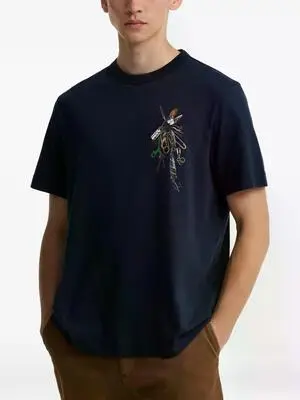Barbour X Paul Smith Graphic-print T-shirt