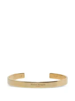 MAISON MARGIELA Logo Cuff Bracelet - Gold