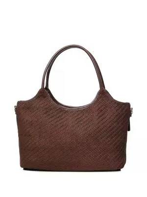 V°73 Woven-effect Shoulder Bag - Brown