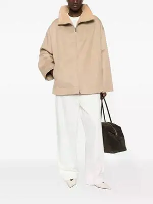 TOTEME Corduroy-collar Zip-up Jacket