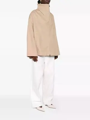 TOTEME Corduroy-collar Zip-up Jacket - Neutrals