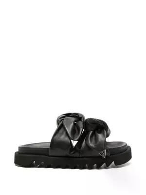 Toga Knotted Sandals - Black