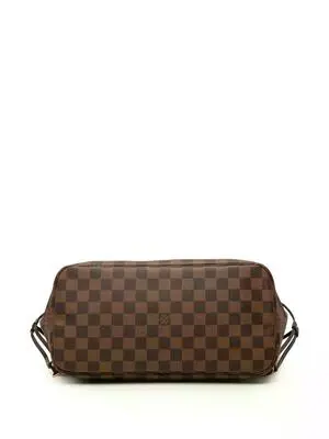 LOUIS VUITTON 2014 Damier Ebene Neverfull Mm Tote Bag