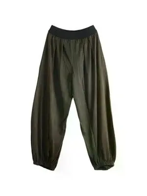 CORTANA Espera Pleated Elasticated-cuff Trousers