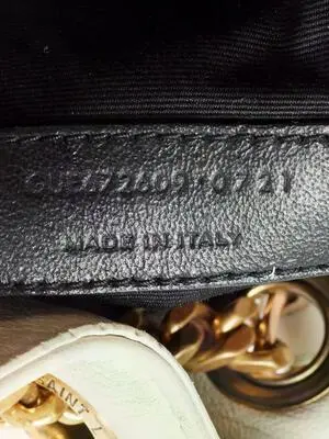 Saint Laurent 2021 Joe Matelassé-effect Leather Backpack