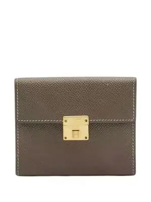 Hermès 2019 Clic 12 Epsom Leather Wallet