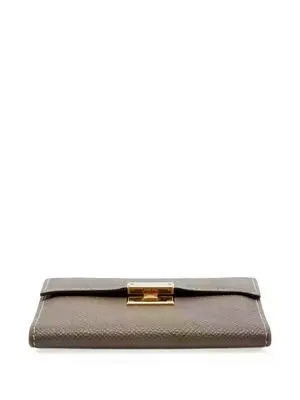 Hermès 2019 Clic 12 Epsom Leather Wallet