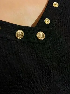 Balmain Embellished Halterneck Tank Top