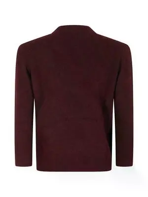 ROBERTO COLLINA Brushed-finish Ribbed-trim Jumper