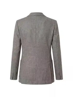 Tagliatore Herringbone-pattern Single-breasted Blazer