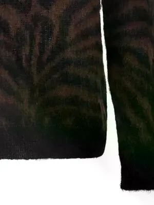 P.a.r.o.s.h Zebra-pattern Roll-neck Sweater