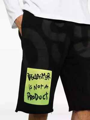 DISCLAIMER Logo-patch Track Shorts
