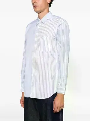 Comme Des Garçons Striped Shirt - Blue