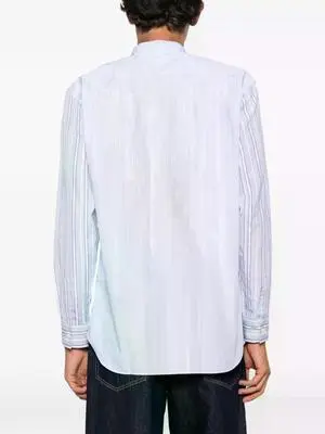 Comme Des Garçons Striped Shirt - Blue