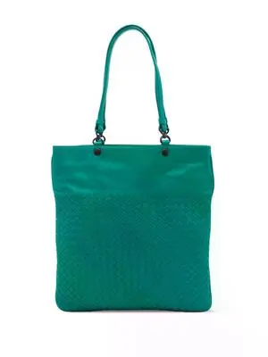Bottega Veneta 2010 Nappa Intrecciato Flat Tote Bag