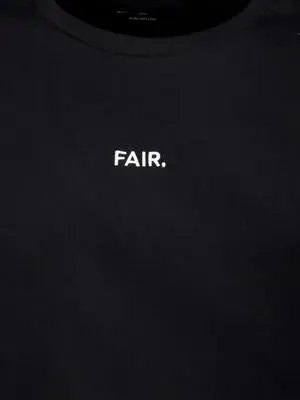 FAIR Logo-embroidered Oversize T-shirt