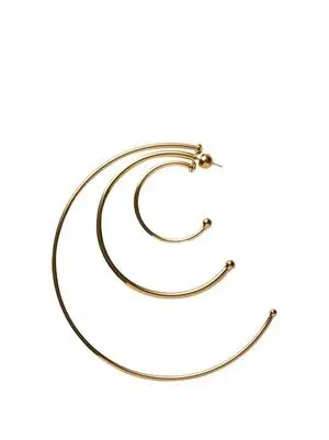 PANCONESI Solar Triple-hoop Earrings - Gold
