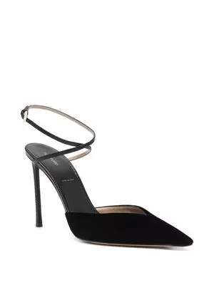 TOM FORD Velvet Wrap-around Pumps - Black