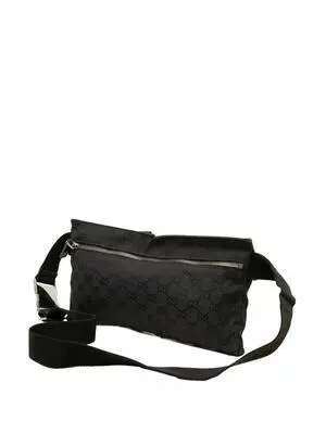 Gucci 2000-2015 Gg Canvas Double Pocket Belt Bag
