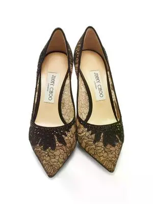 JIMMY CHOO Love Lace Heeled Pumps