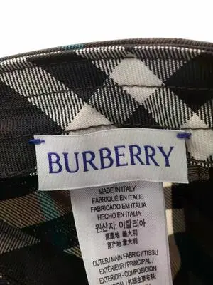 Burberry 2010s Checked Cap