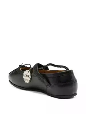 Toga Elasticated-strap Ballet Flats