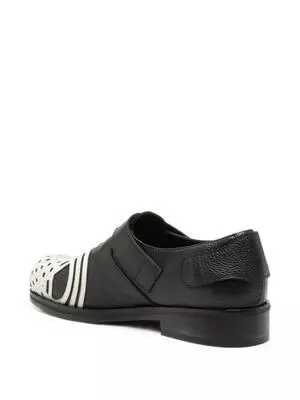 STEFAN COOKE Braided Biker Monk Shoes