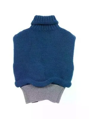 LOUIS VUITTON 2010s Sleeveless Turtleneck Sweater