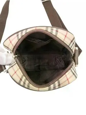 Burberry 2000-2017 House Check Canvas Crossbody Bag