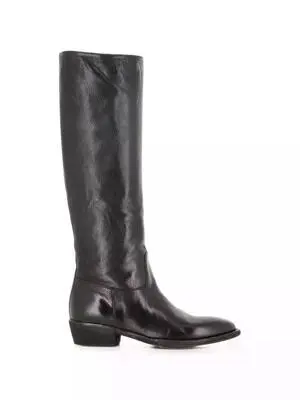 Officine Creative Side-zip Knee-high Boots - Black