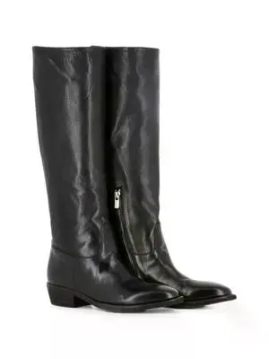 Officine Creative Side-zip Knee-high Boots - Black