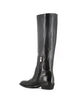 Officine Creative Side-zip Knee-high Boots - Black