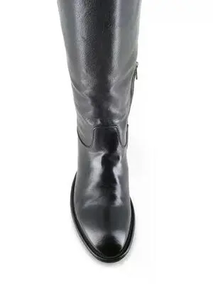 Officine Creative Side-zip Knee-high Boots - Black