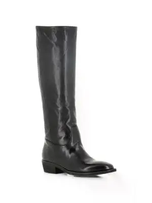 Officine Creative Side-zip Knee-high Boots - Black