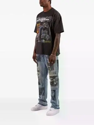 BLDG4 Mojave Graphic-print Distressed Jeans