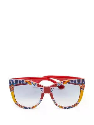 Dolce & Gabbana Sicily Mambo Cat-eye Sunglasses