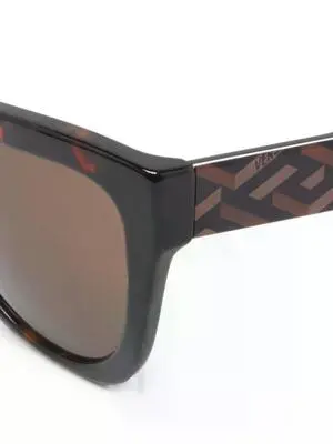 Versace Mod 4417 Printed Cat-eye Sunglasses